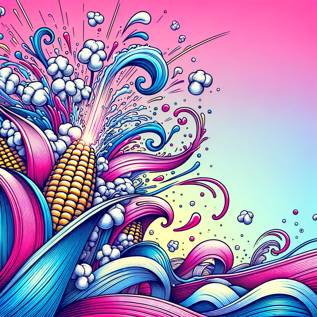 Can you explain why corn pops when heated?