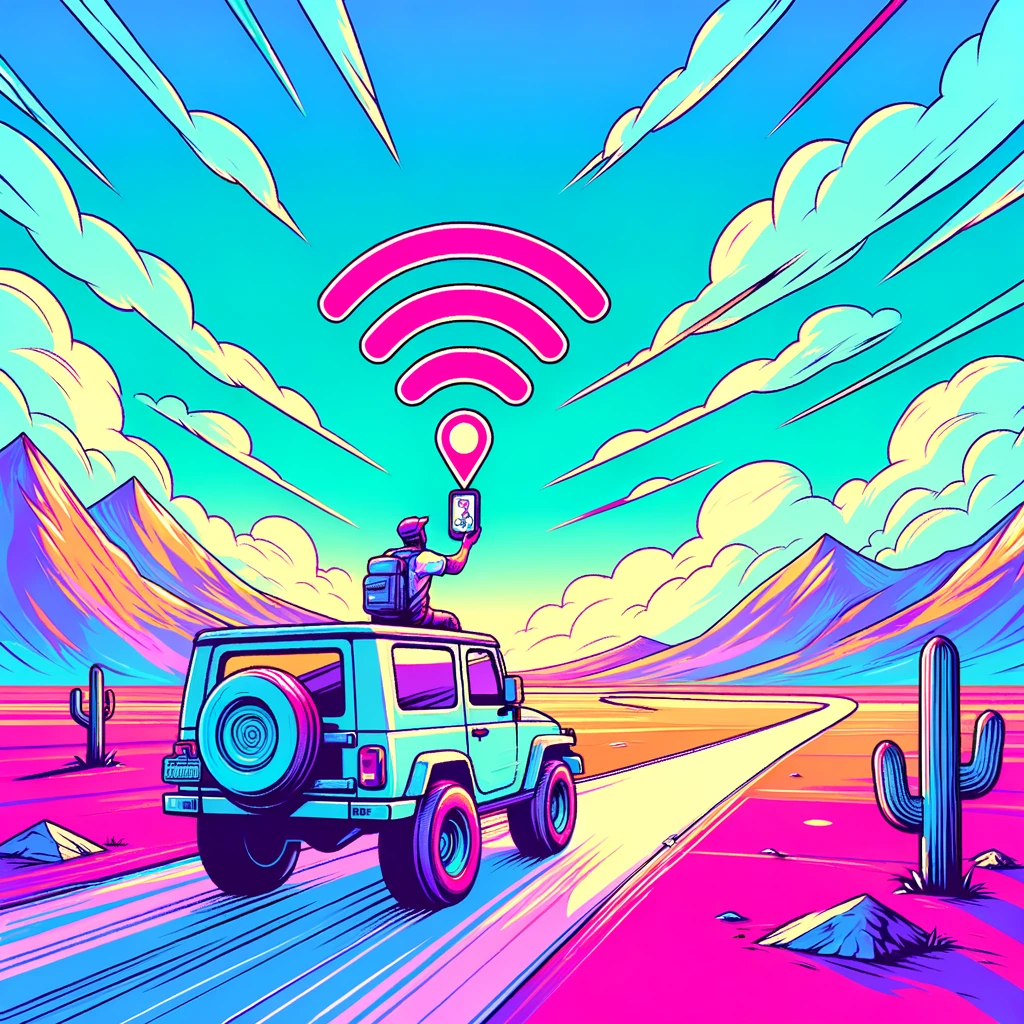 Explain why a GPS works even without Internet?