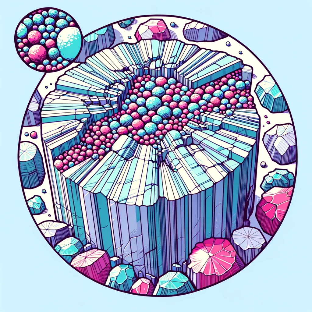 Explain why basalt has a microlitic structure?