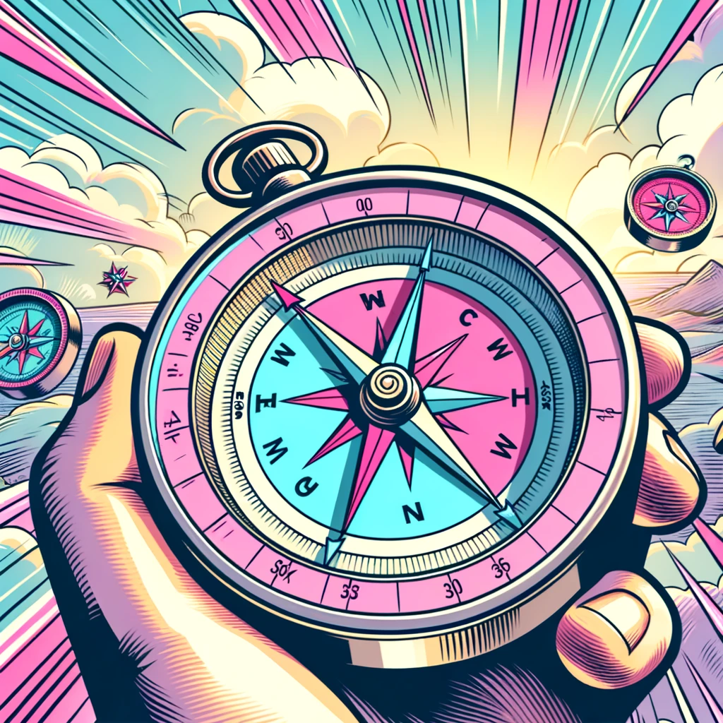 Explain why compasses point north?