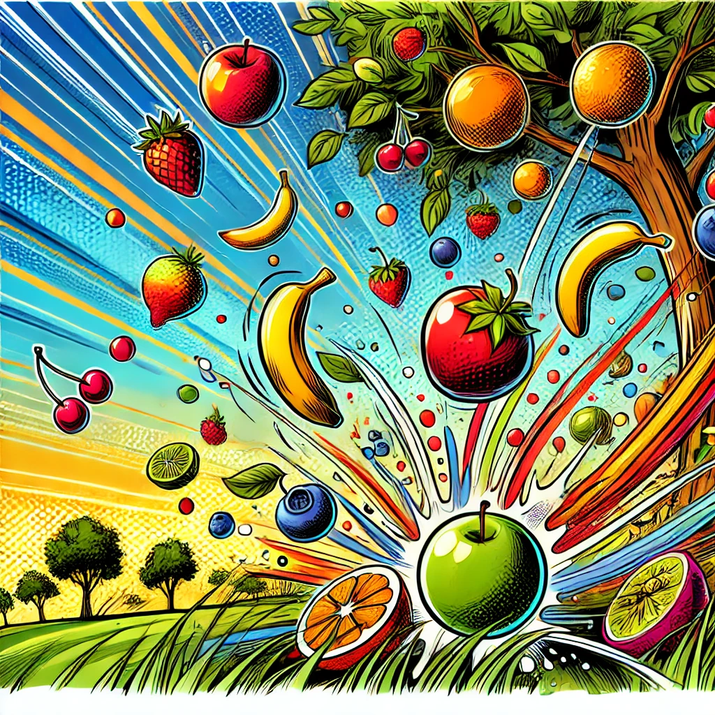 Explain why do fruits fall from trees when they are ripe?