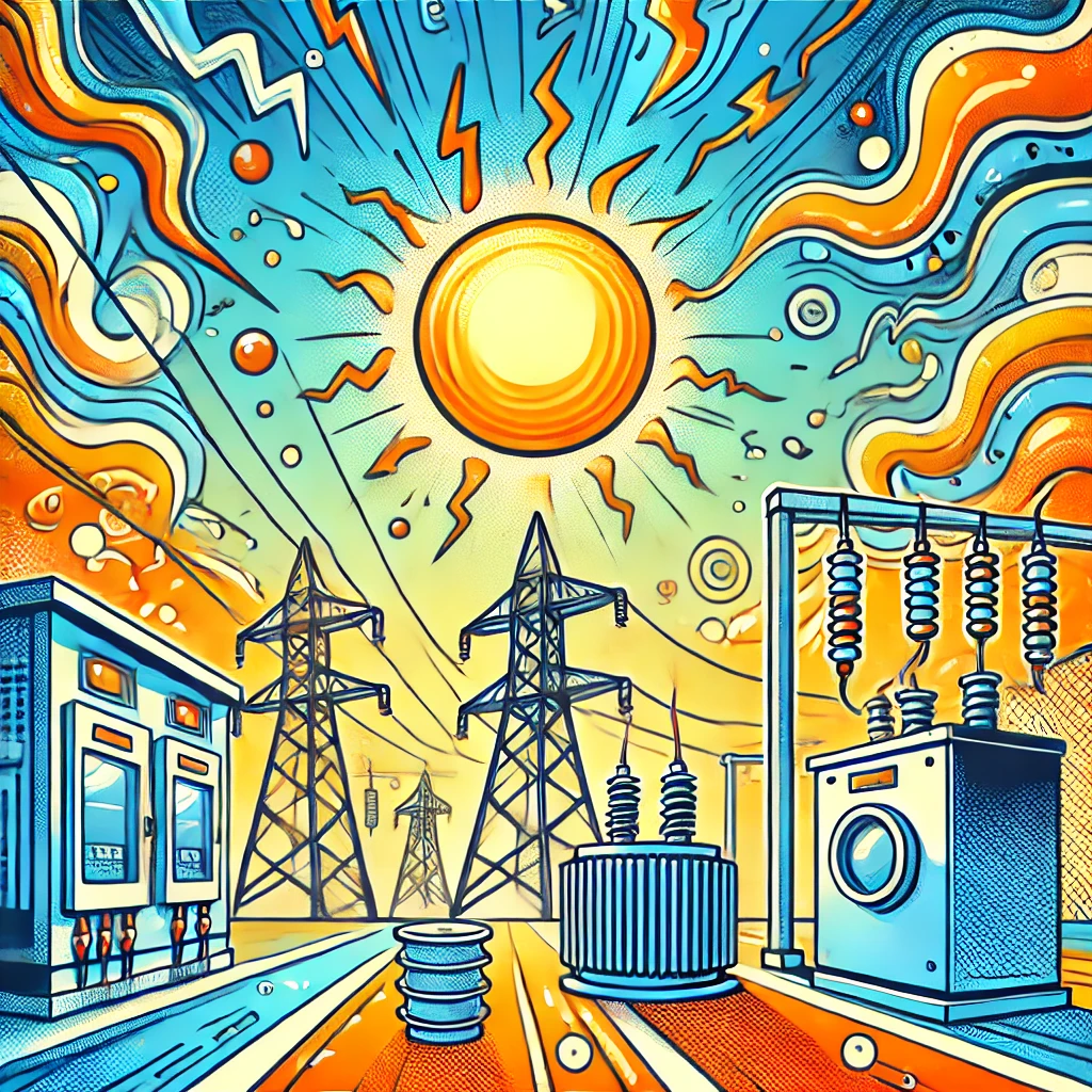 Explain why do heatwaves affect electricity?