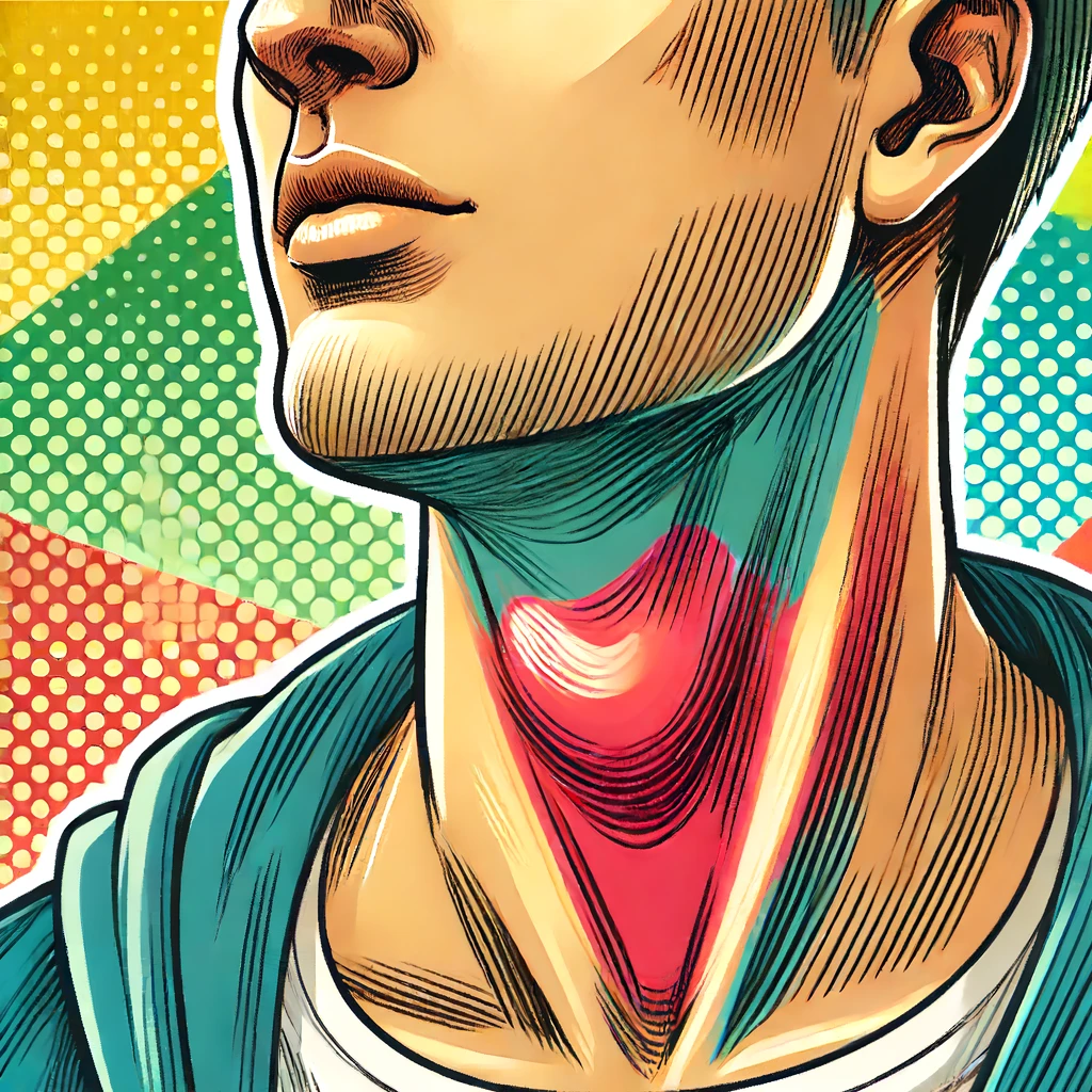 Explain why do men have an Adam's apple?