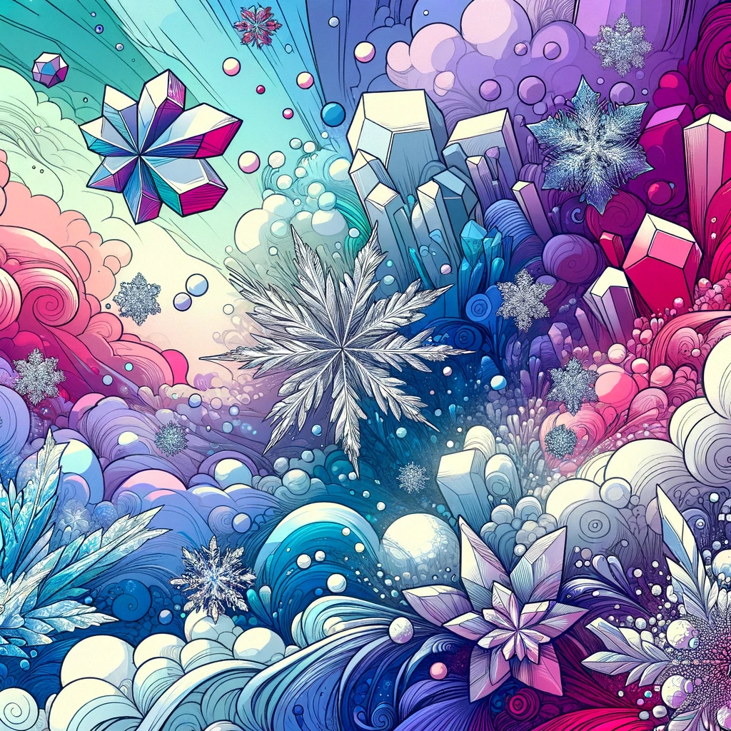 Explain why do snowflakes have such a variety of shapes?