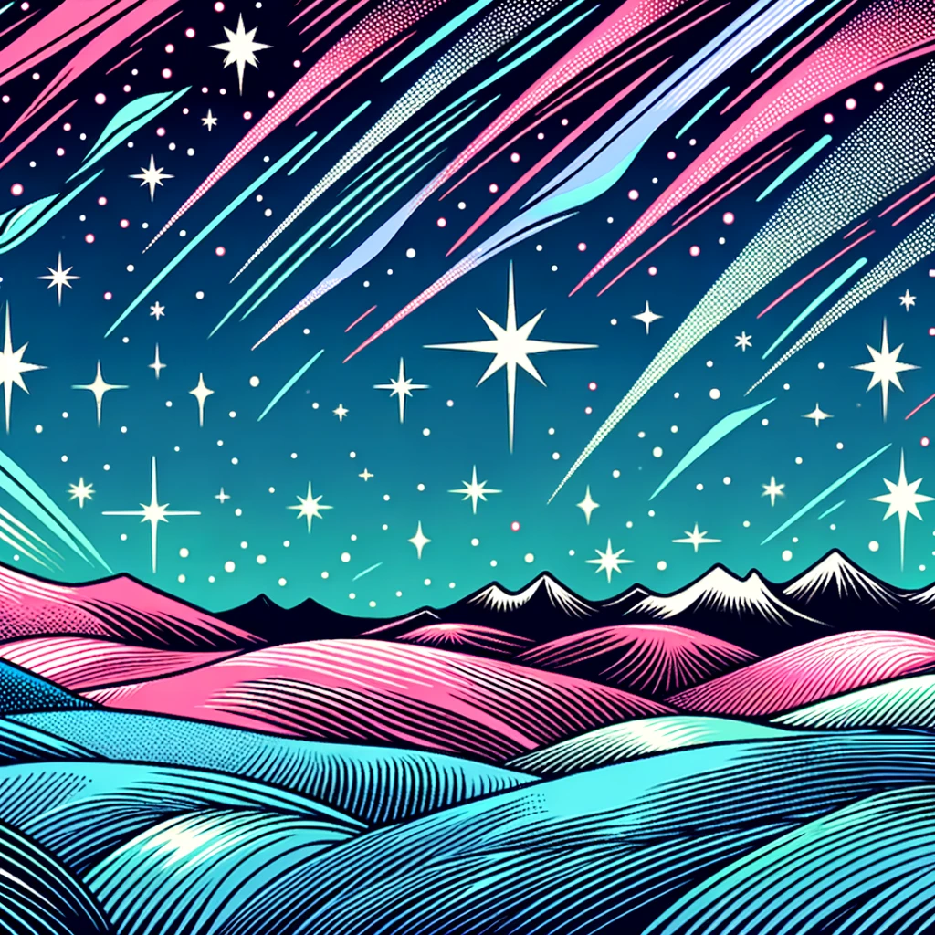 Explain why do the stars twinkle at night?