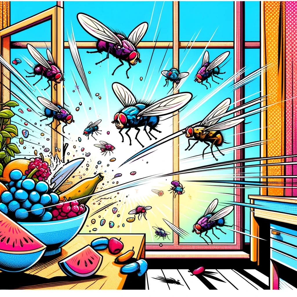Explain why flies buzz? Explain why flies buzz?