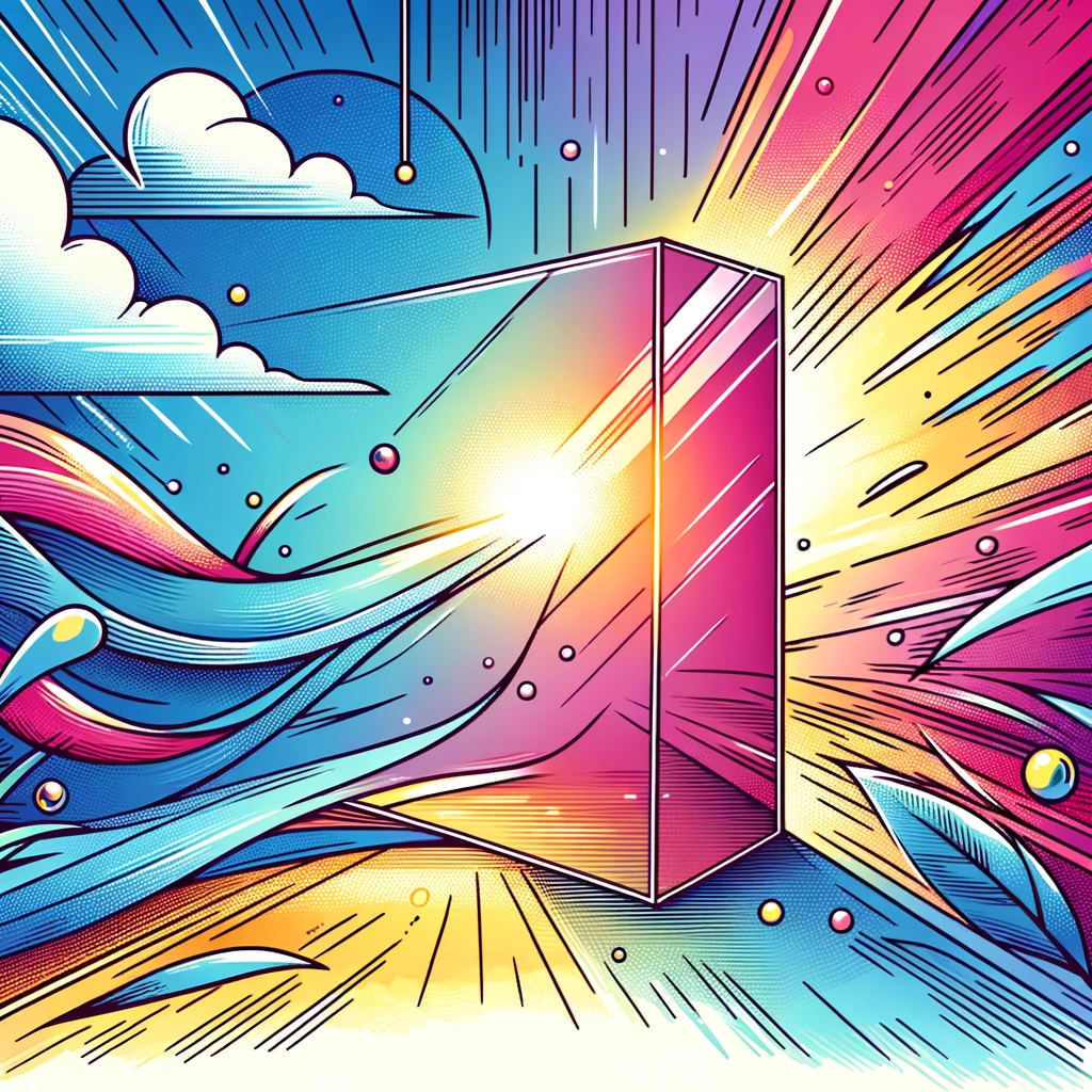 Explain why glass is transparent to visible light?