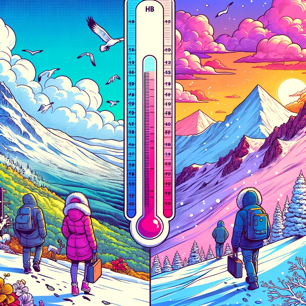 Explain why it is colder at higher altitudes?