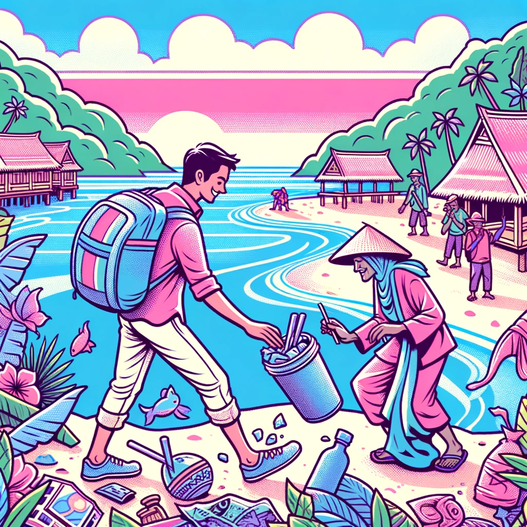 Explain why it is essential to respect the environment and culture of ...