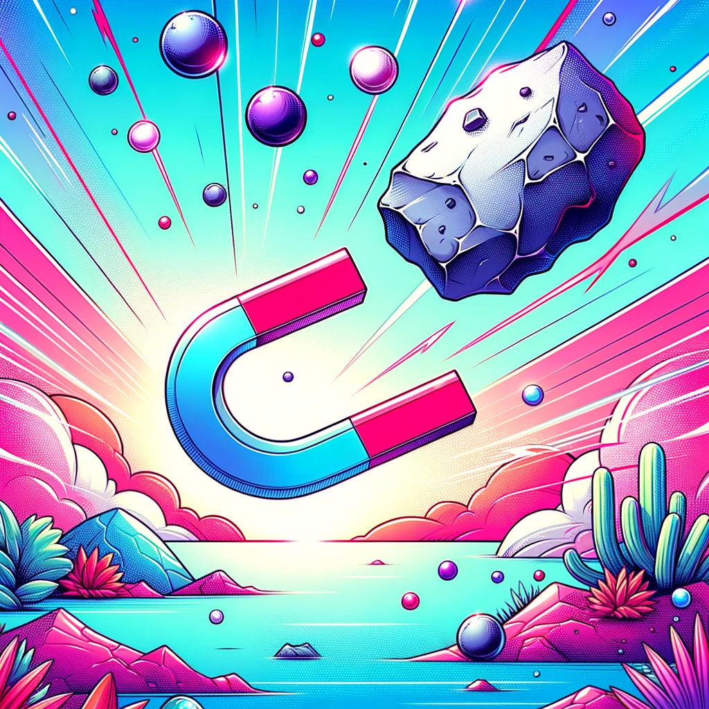 Explain why meteorites are magnetic.