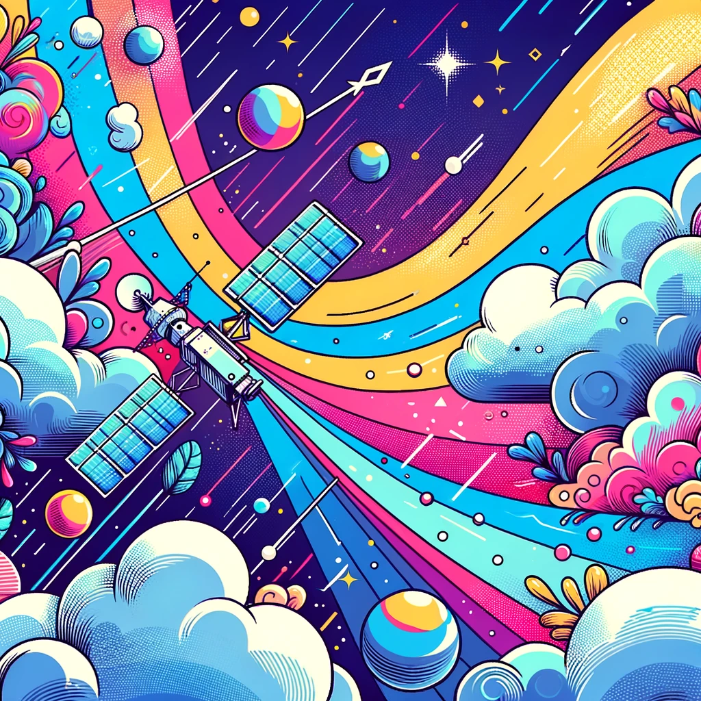 Explain why meteorologists use satellites to forecast the weather.