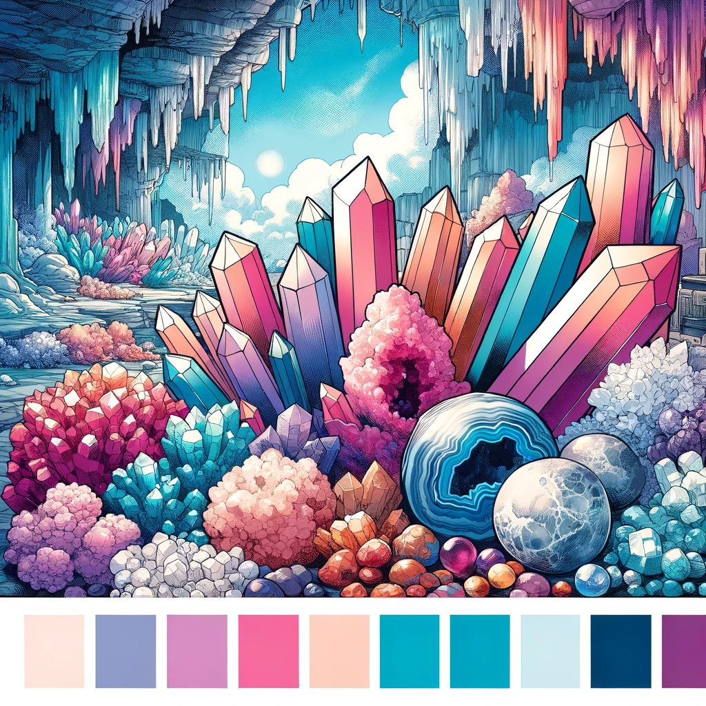 Explain why minerals can have bright colors?