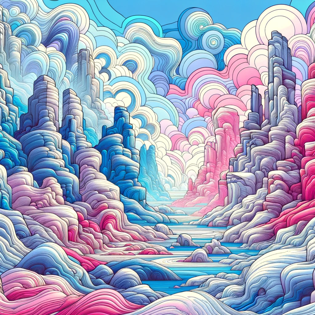 Explain why rock formations can resemble animals?