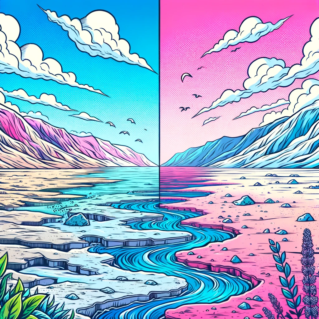 Explain why some lakes disappear and reappear cyclically?