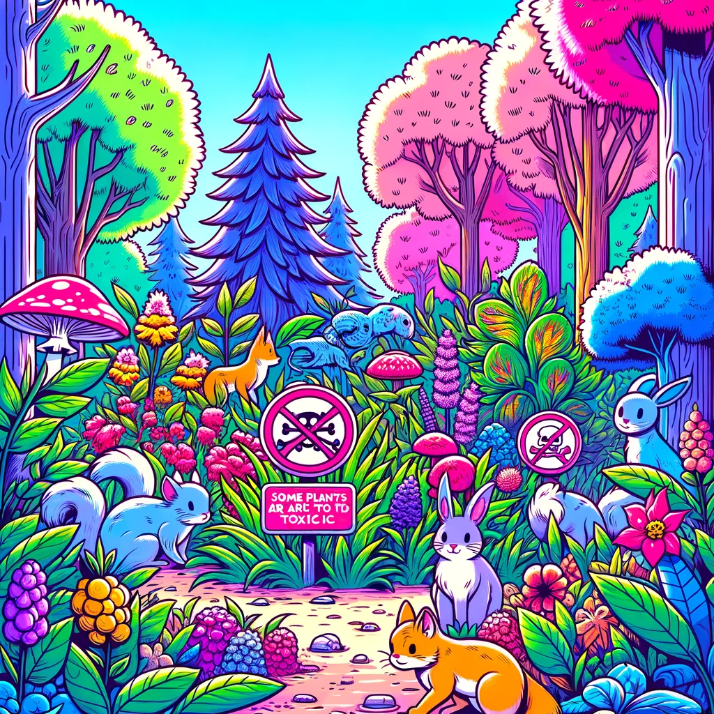 Explain why some plants are toxic to animals?