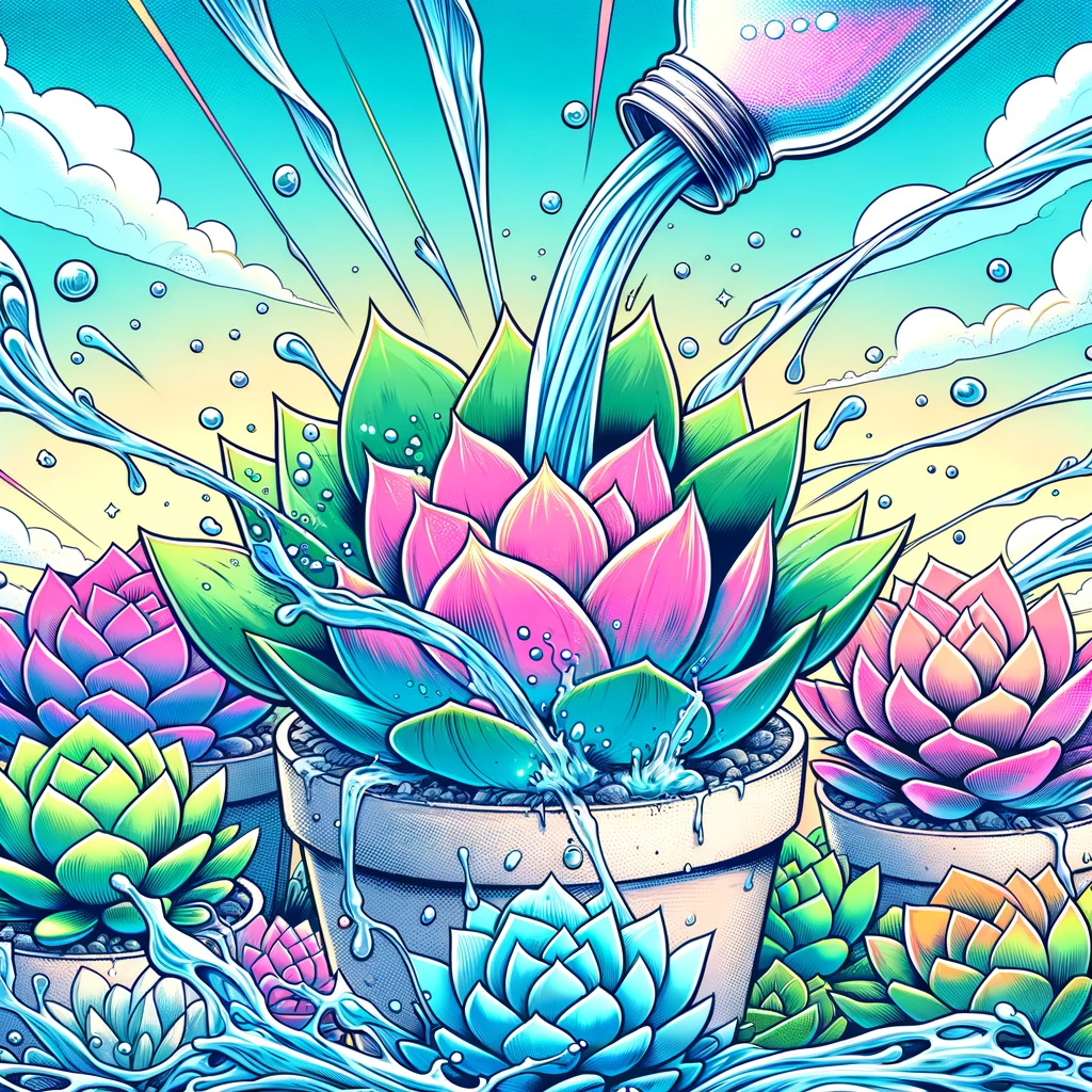 Explain why succulent plants store water in their leaves?