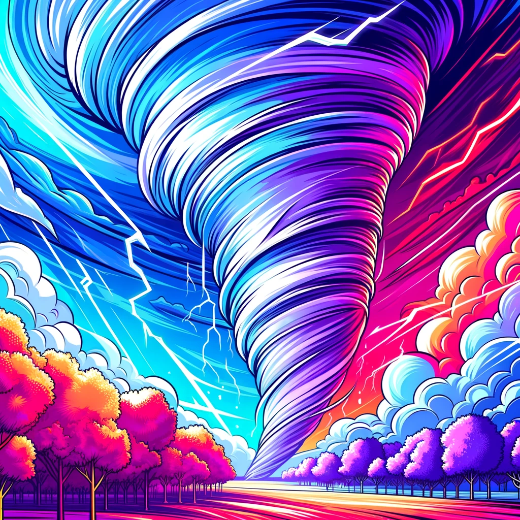 Explain why tornadoes often form after a period of intense heat.