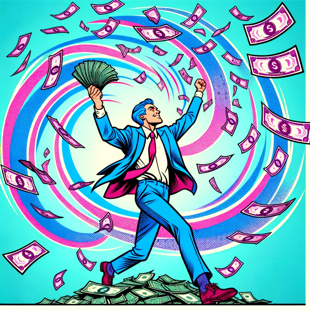 Explain why you should never put all your money in the same bank?